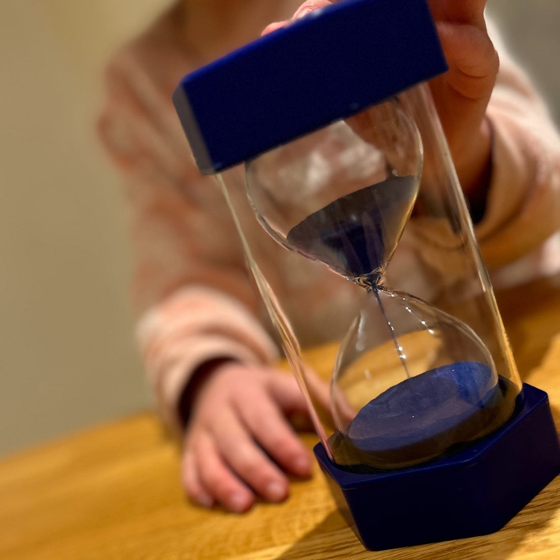 Jumbo Sand Timer for Kids (5 Min - Blue) – Sand Timers